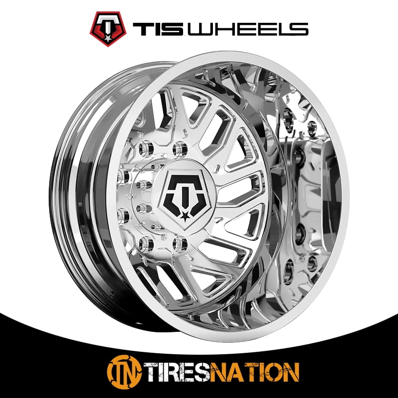 TIS 544C Chrome Wheel Rim, 26" x 14" 8 x 180mm -76mm, 544C-2648976 ...