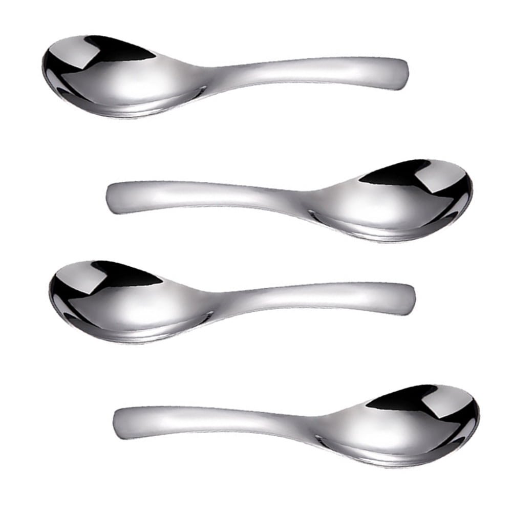 Thick Heavy-weight Soup Spoons,High Grade Stainless Steel Soup Spoons ...