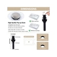 Bathroom Sink Faucet 2 Handles 3 Holes 4 In Centerset Vanity Waterfall ...