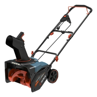 SuperHandy Portable Electric Snow Blower, Rechargeable, 20V 4Ah Battery ...