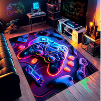 Free Shipping! Gaming Rug for Boys Bedroom, Video Game Carpet with ...