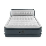 Intex Dura-Beam Deluxe Queen Air Mattress with Built-In Pump and Headboard - Walmart.com
