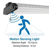 Champion Electronics 4ft LED Shop Light 10,000 Lumen with Motion Sensor ...