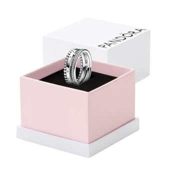 Pandora Sparkling & Polished Lines Ring Rose Gold 180919CZ-5 With Gift ...