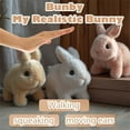 Bunby - My Realistic Bunny Toy, Plush Bunny with Wiggle Ears Twitch Nose, Soft Lifelike ...