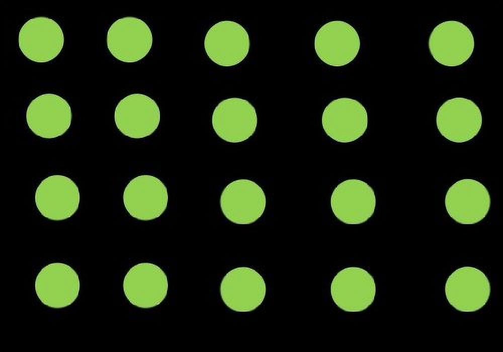 20 LIME GREEN POLKA DOTS 2" STICKER DECALS WALL CAR COLLEGE TEACHER ...