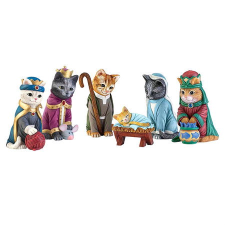 ckepdyeh Cats Nativity Scene Indoor Cats Nativity Scene Cats Scene Cats ...