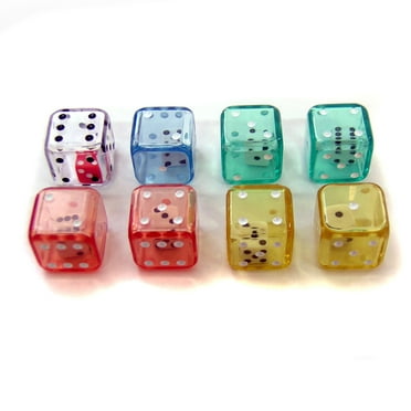 School Smart Dotted Dice, Assorted Colors, Set of 36 - Walmart.com