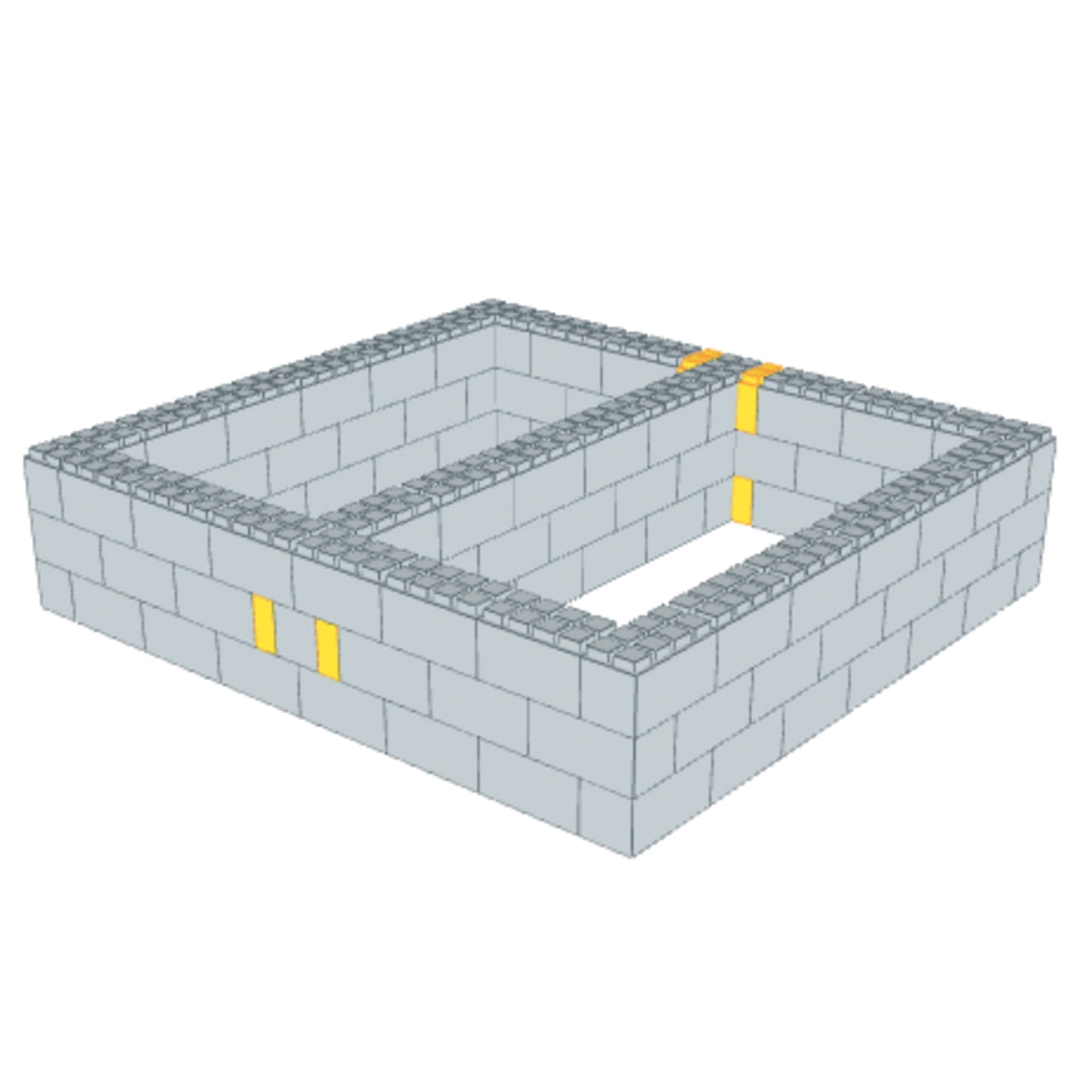 EverBlock King Bed Frame Kit | 6’ 6" x 7' x 1’ 7” | Modular Beds ...