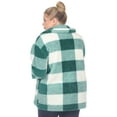 White Mark Women's Plaid Sherpa Shacket Jacket - Walmart.com