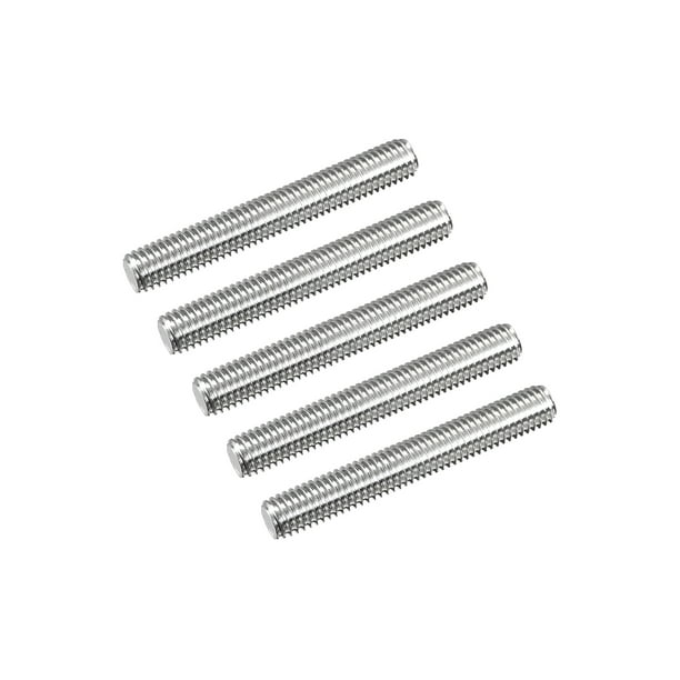 Uxcell Fully Threaded Rod M8 x 55mm 1.25mm Thread Pitch 304 Stainless ...