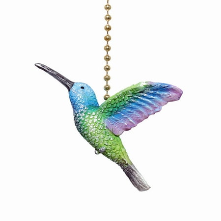 Hummingbird Garden Decorative Ceiling Fan Light Dimensional Pull Chain ...