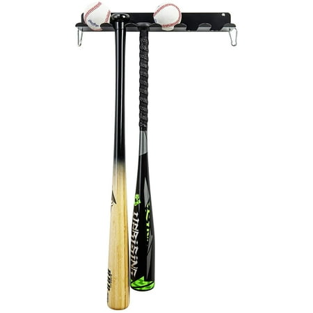 Baseball Bat Rack Display for Storage Holder Hanging Organizer Baseball ...