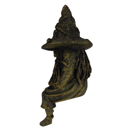 relayinert Resin Ornaments Witch Ghoul Solar Energy Lamp Garden LED ...