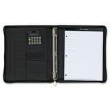 Cambridge 3-Ring Zipper Binder with Notepad, Calculator, Pockets, 200 ...