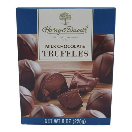 Harry & David, Dark Chocolate Truffles, 8 Ounce Gift Box, Gourmet ...