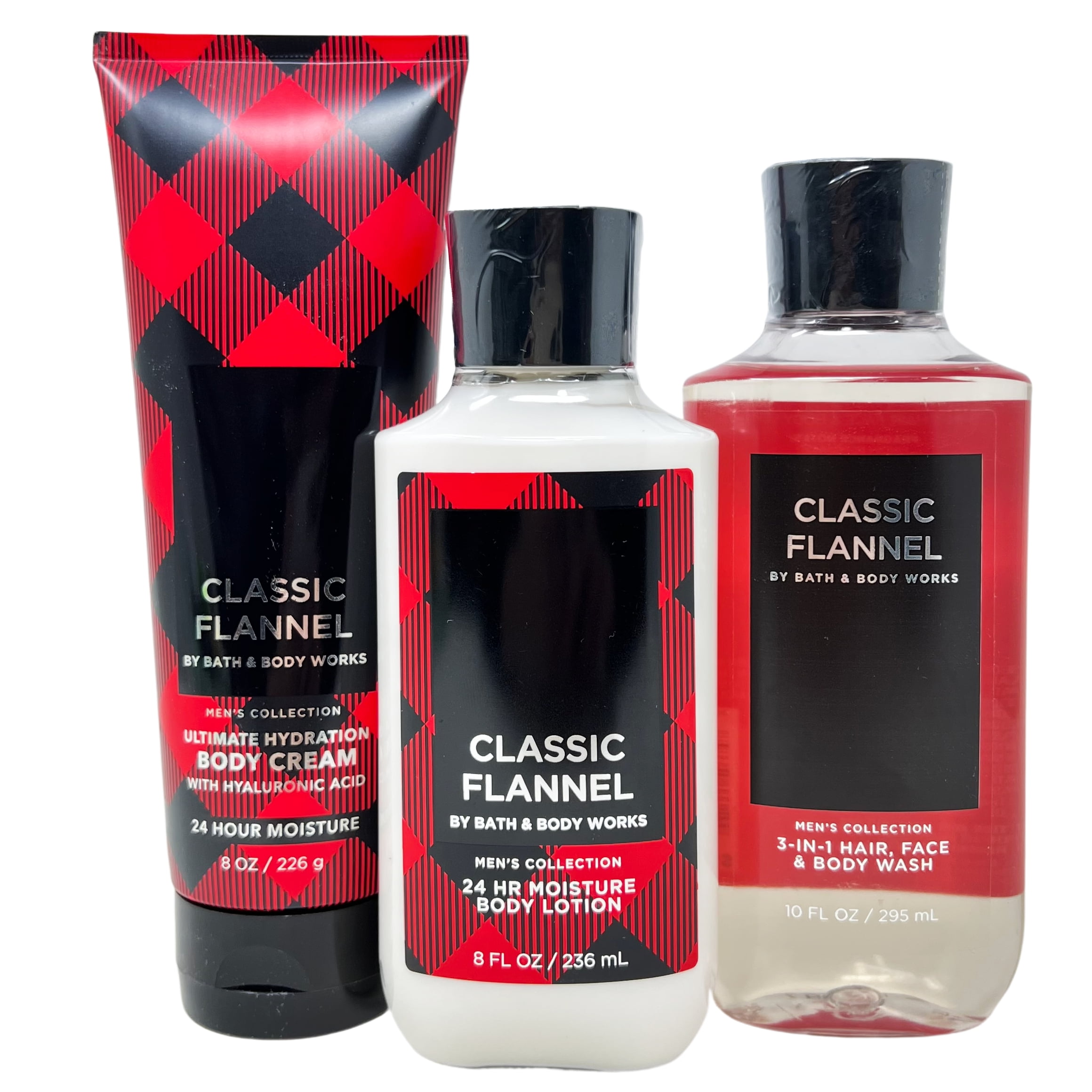 Bath and Body Works Men's Collection Classic Flannel Trio Gift Set ...