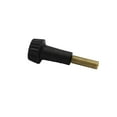 Creative Hobbies Black Lamp Socket Knob with 1/2" Brass Extenders | 6 ...