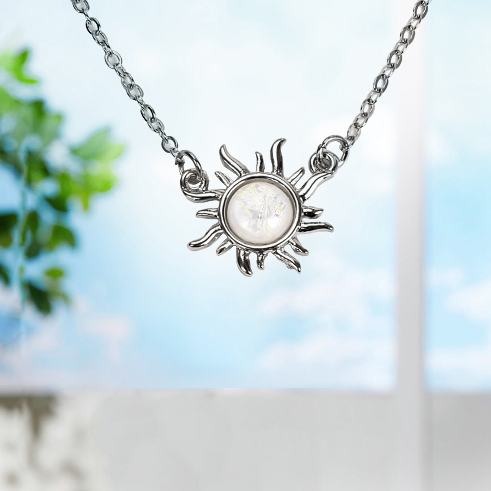 Click here for Homdeep Sun Necklace For Women Tangled Necklace Go... prices