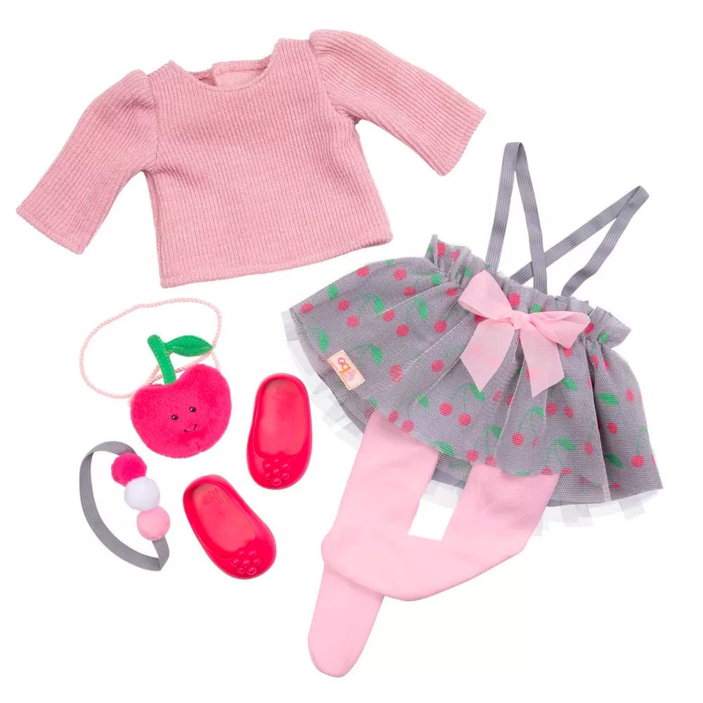 Our Generation Fashion Outfit for 18" Dolls - Cherry Sweet - Walmart.com