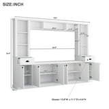 Harper & Bright Designs Wall Unit Entertainment Center for 75'' TV with ...