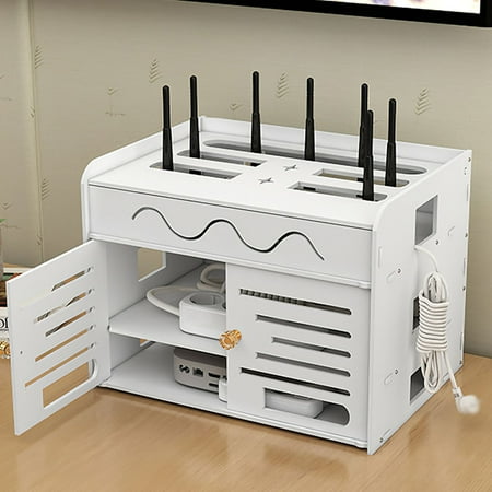 Wi-Fi Router Storage Box Set-Top Box Set-Top Box Rack Patch Panel ...