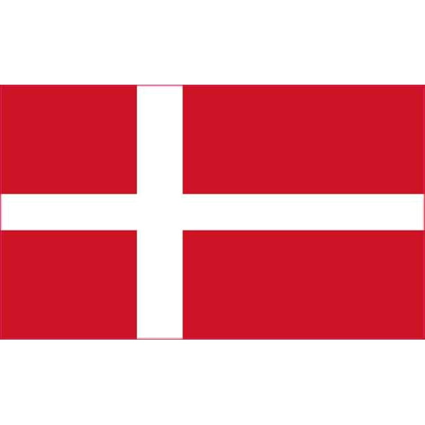 5in X 3in Denmark Flag Sticker Vinyl Flags Vehicle Decals Decal ...