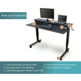 Stand Up Desk Store Crank Adjustable Two Tier Standing Desk with Heavy ...