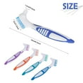 SJXHJH cheap stuff 4Pc Denture Teeth Brush Easy Grip Handle Double ...