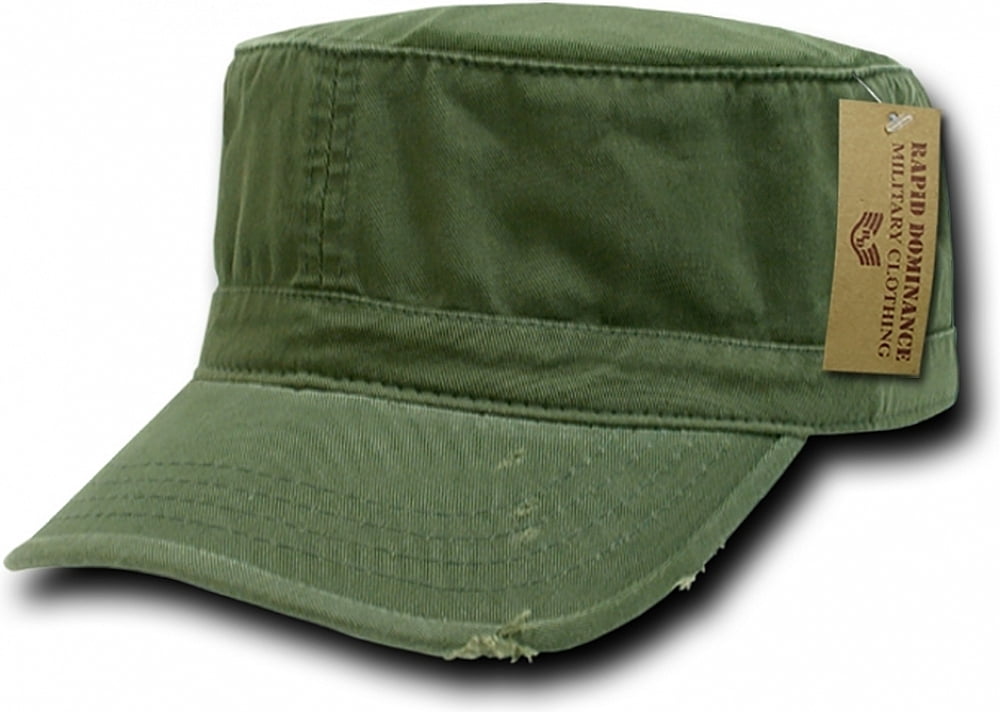 RapDom Vintage BDU Mens Cadet Cap [Olive Green - L] - Walmart.com