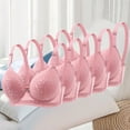 ATOYSOY 5 Pack Women's Lace Bras Push Up Padded Full Coverage Wireless ...