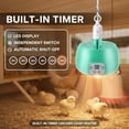 1 Set Chicken Coop Heater, Timing Heat Lamp for Chickens, Smart ...
