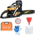 YNCE 2-Cycle 20-Inch Gas Chainsaw | 63cc Cordless Chain Saw for Wood ...