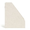 U Brands Linen Magazine File Holder, Beige Linen Finish, Beige, 1 Count ...