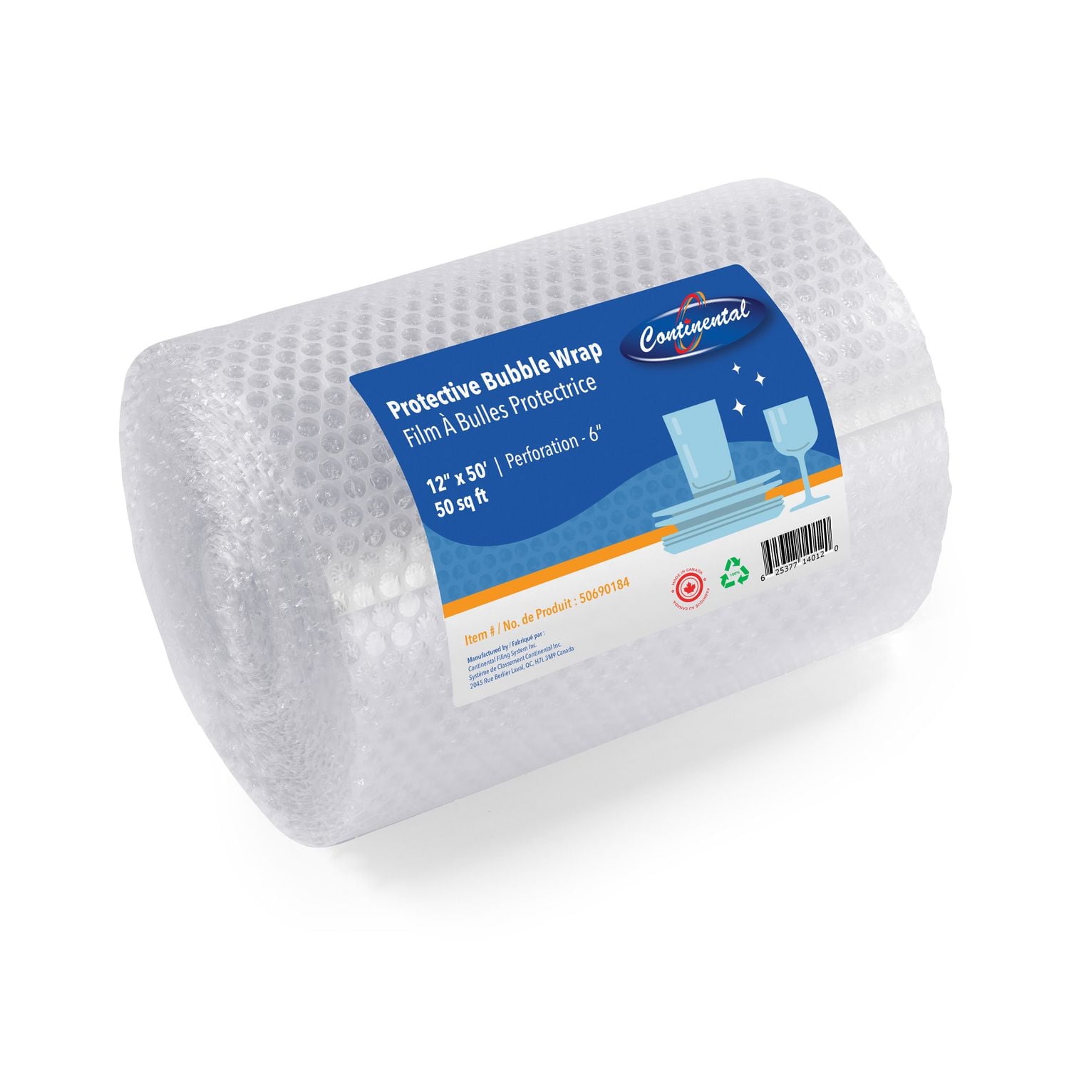 Click here for Continental 3/16 Bubble Wrap 12 X 50 12 X 50 prices