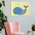 Chilfamy Cute Whale Cartoon Modern Wall Decor, Ready to Hang, Wall Art ...