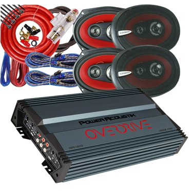 Viking Intercom Paging System with Amplifier and 2 Powered Speaker PA ...