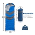 Sleeping Bag – Envelope Lightweight Portable, Waterproof, Comfort With ...