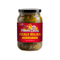 Famous Dave's Sweet 'N Spicy Pickle Relish for Hot Dogs, 10 fl oz Jar ...