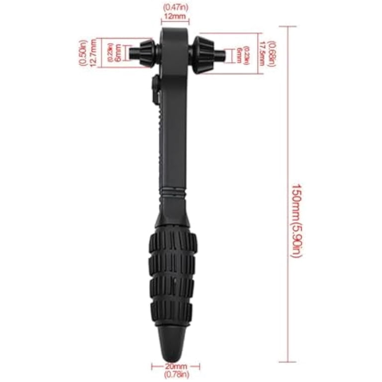 Drill Press Ratchet Chuck Key Drill Chuck Ratchet Wrench - 3-in-1 Chuck ...