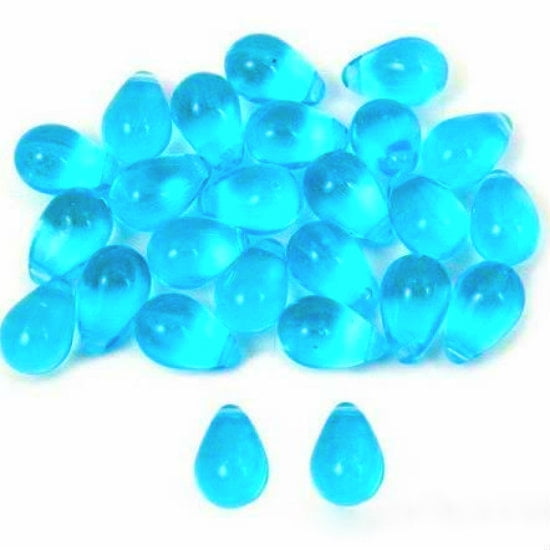 Jewelry & Beauty Materials 9 mm x 6 mm Multi colored teardrop beads for ...