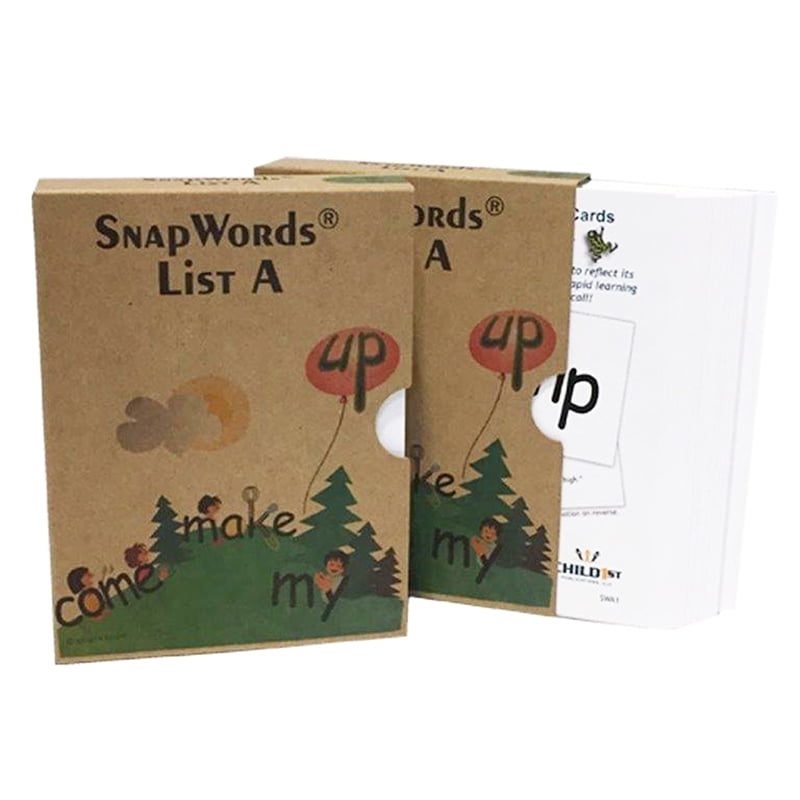 SNAPWORDS TEACHING CARDS LIST A - Walmart.com