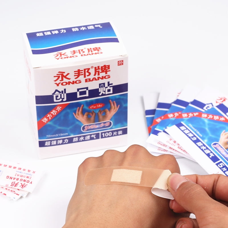 100pcs/Pack Woundplast Band Aid Sterile Haemostasis Adhesive Bandage ...