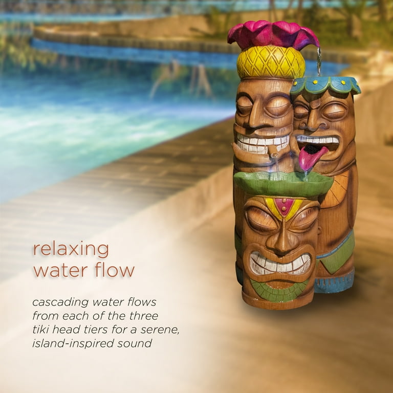 Tiki Fountain With Led Lights Choosing Tiki Bar Lights: The Complete
