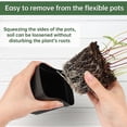 60 Pcs Nursery Pots 2.7 Inch, Plastic Seed Starting Pot with Drainage ...