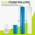 ProsourceFit Flex Foam Rollers, Full and Half Sizes, Muscle Therapy ...