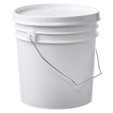 Leaktite 5 Gallon Size Plastic Lid for Bucket, Food Safe, Pack of 10 ...