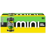 Starry Lemon Lime Soda, 7.5 fl oz Mini Cans Pack, Caffeine-Free ...