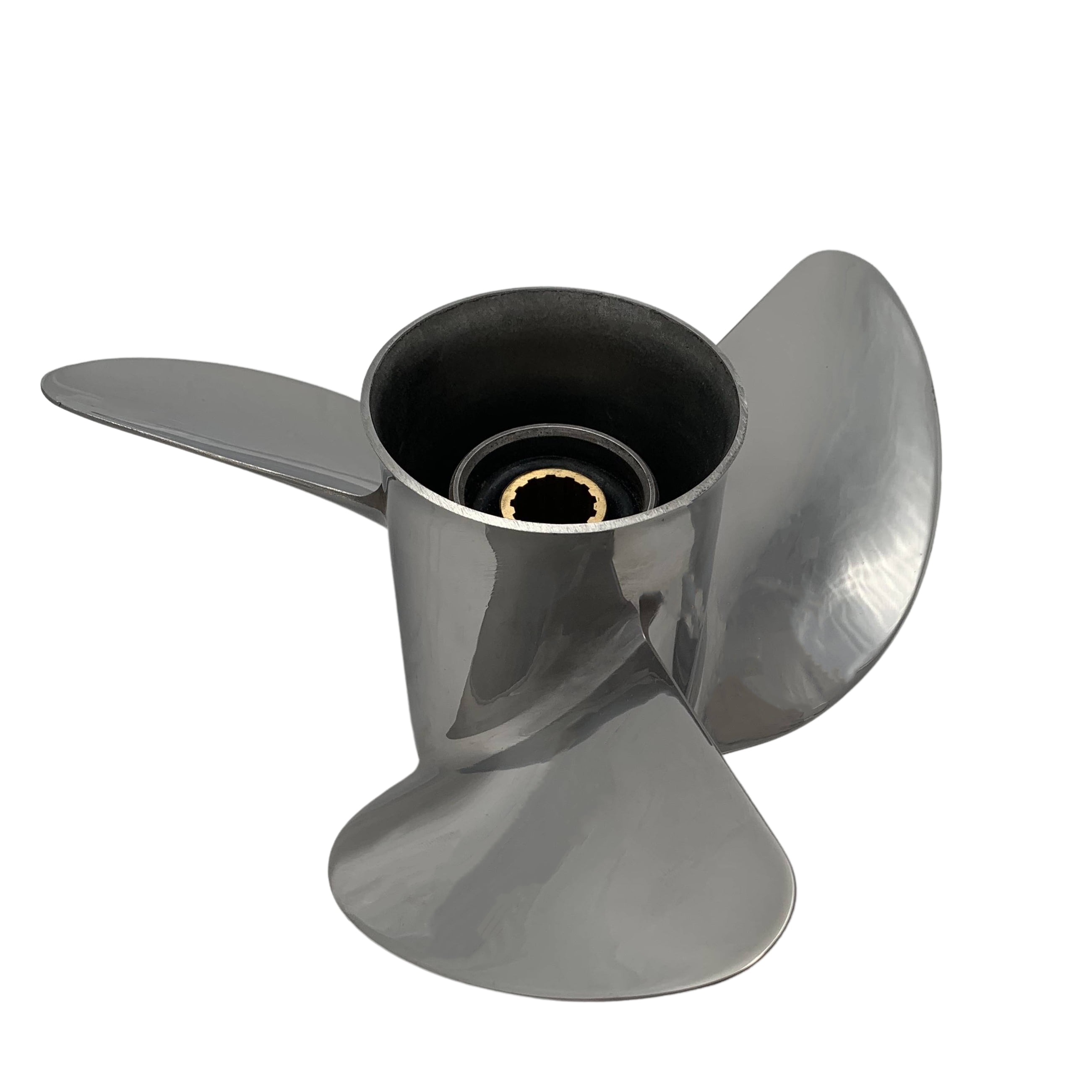 Propeller 13x17 for SUZUKI Outboard 4 Blades Stainless Steel Prop 15 ...