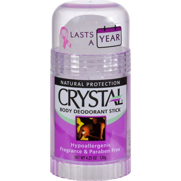 Crystal Mineral Deodorant Stick, Unscented 4.25 oz (Pack of 4 ...